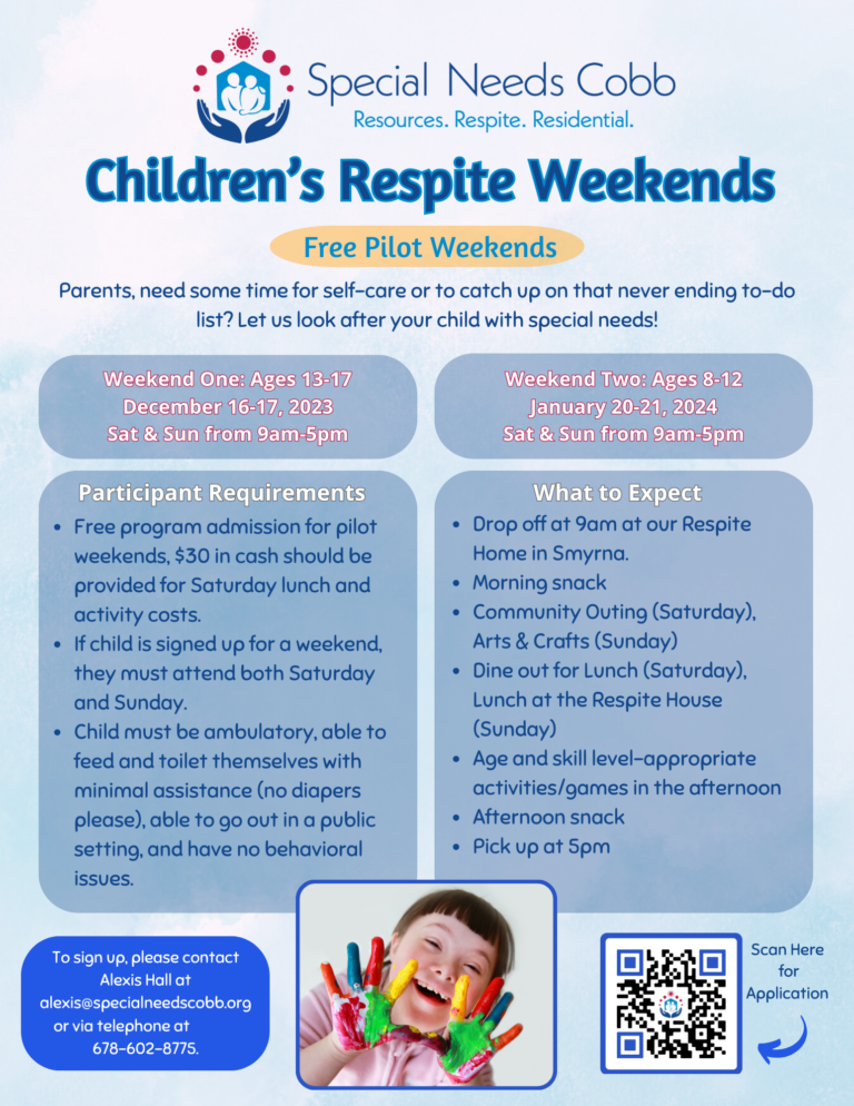 Respite – Special Needs Cobb