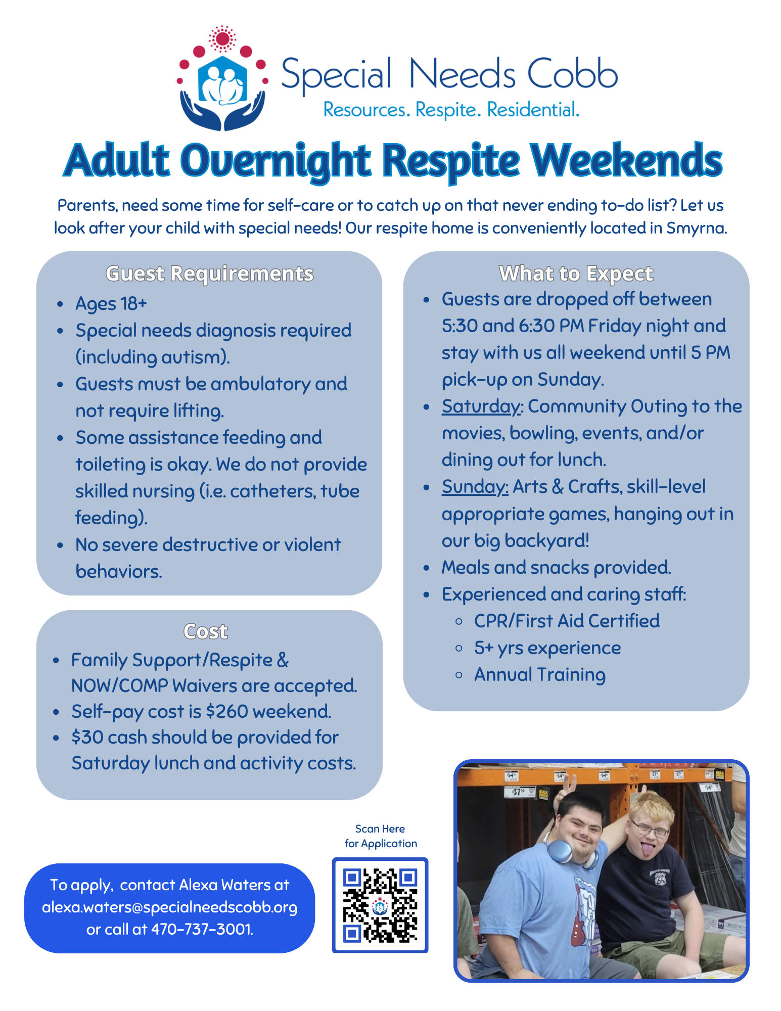 Respite – Special Needs Cobb